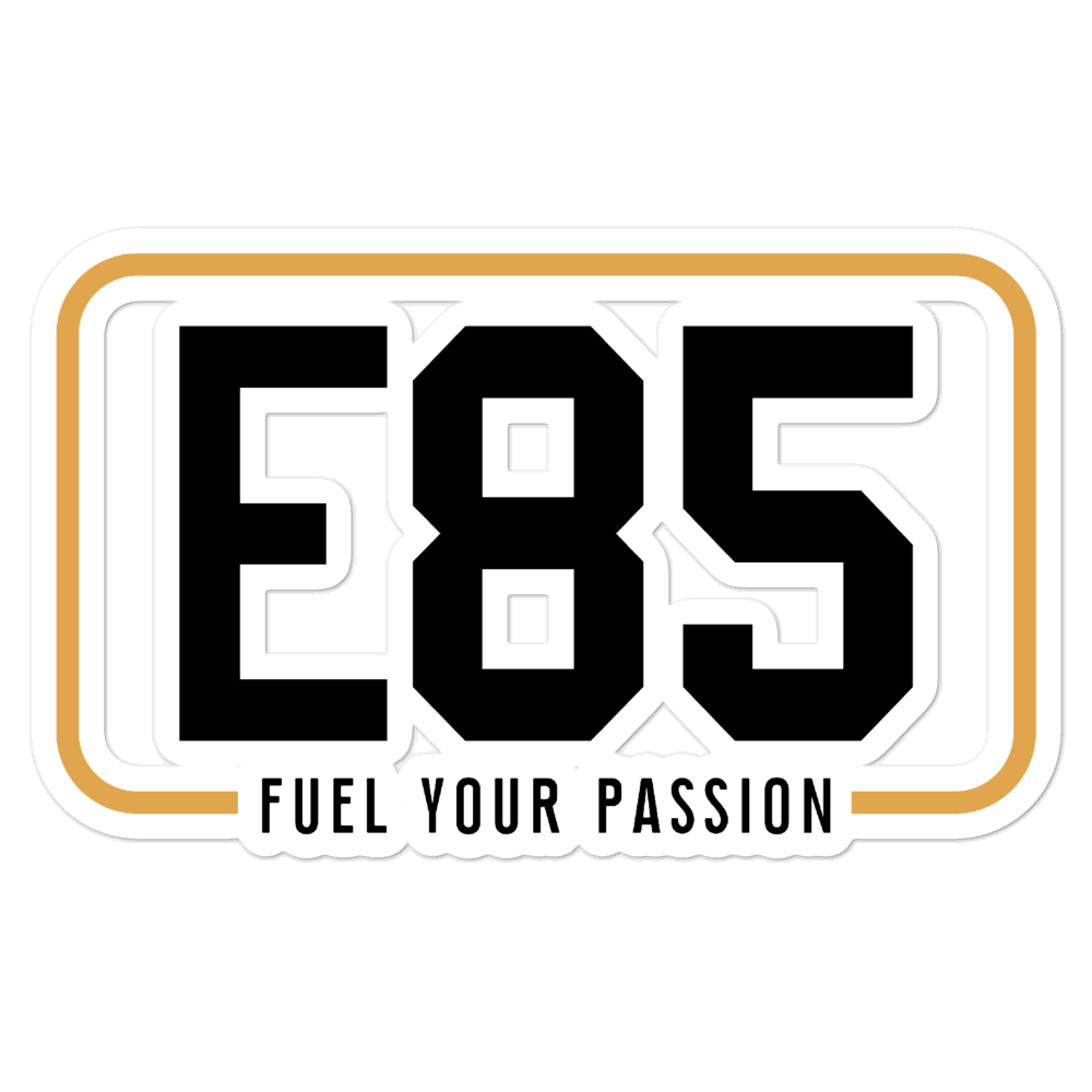 E85 Brand Logo Sticker | Automotive Apparel | E85 Brand – E85 Brand ...